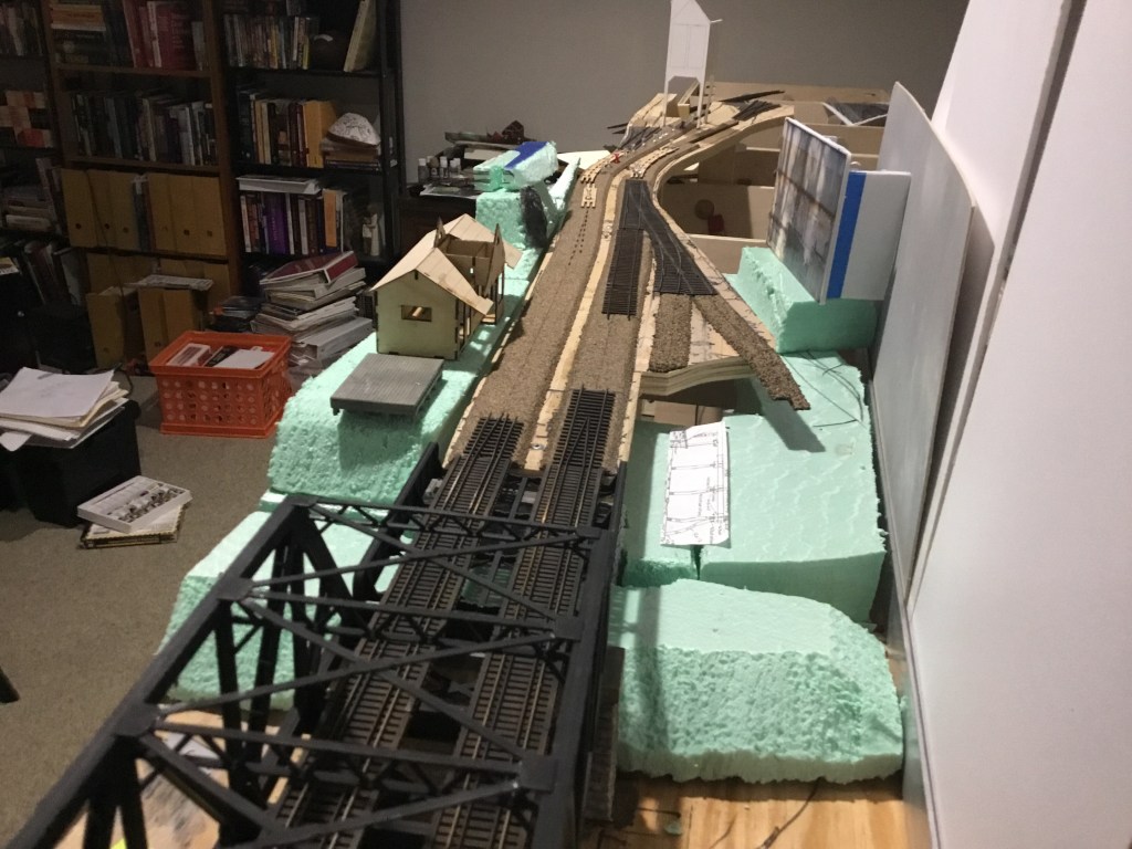 My Techniques for Laying Track, Part One. Ilchester Mainline and Siding ...