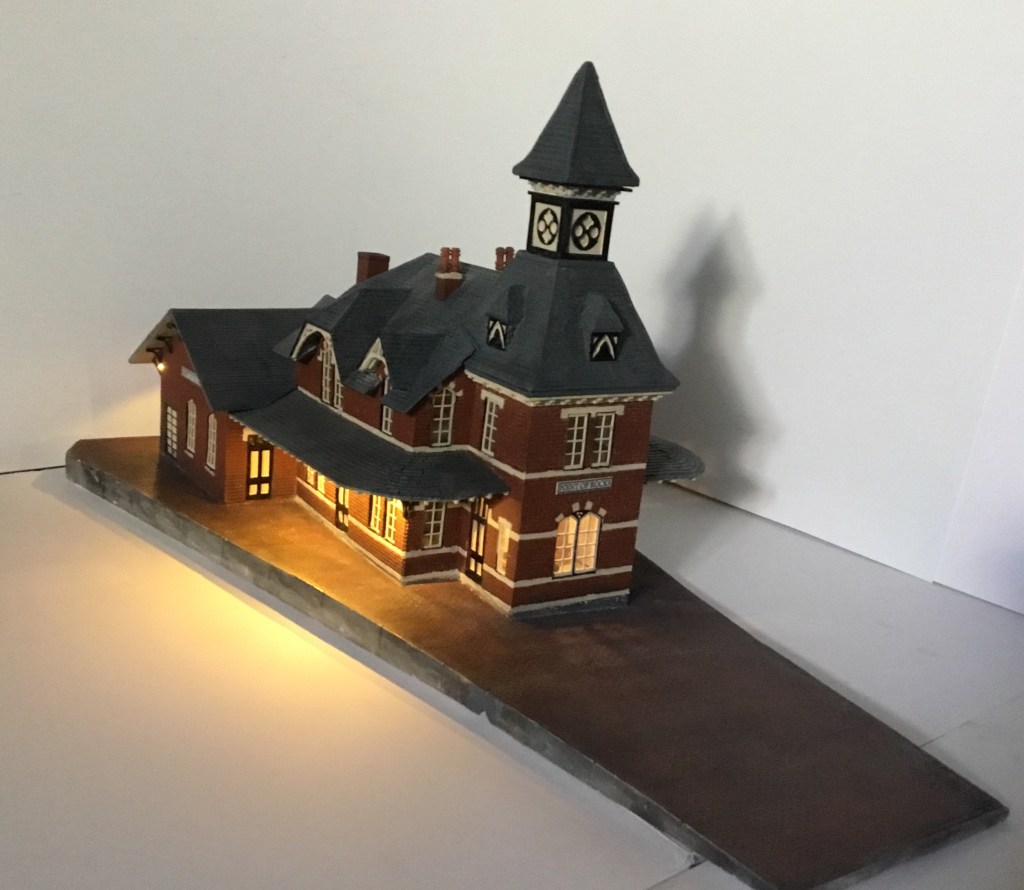 Building the Point of Rocks Station Resin Structure Kit – B&O Modeling