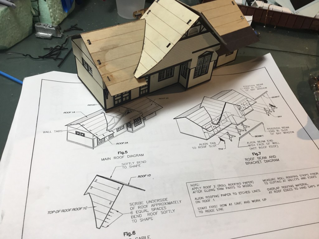 Ilchester, Maryland, Part Three; Building the Model of the B&O Station ...
