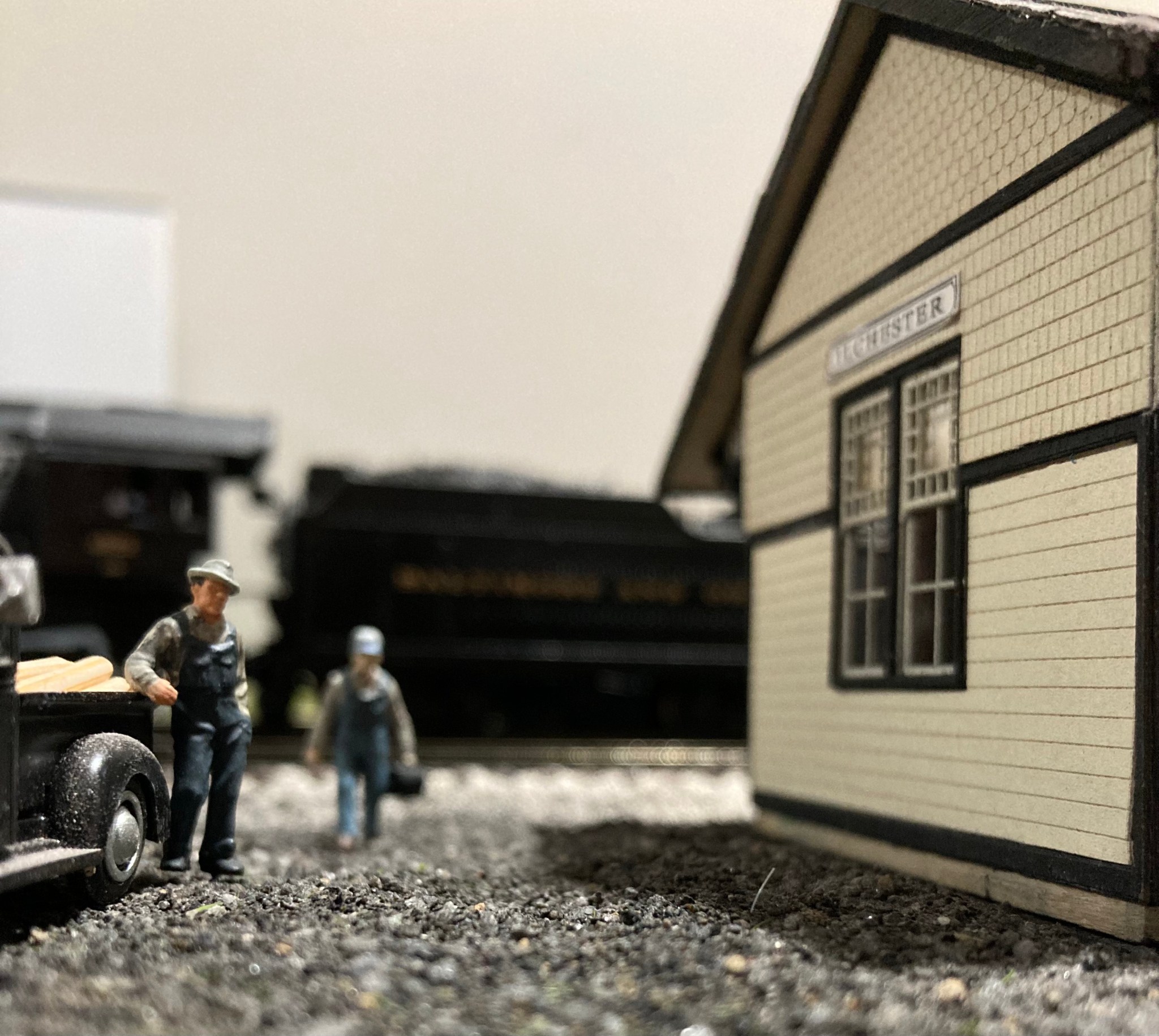 My Basic Scenery Techniques: Adding Figures – B&O Modeling