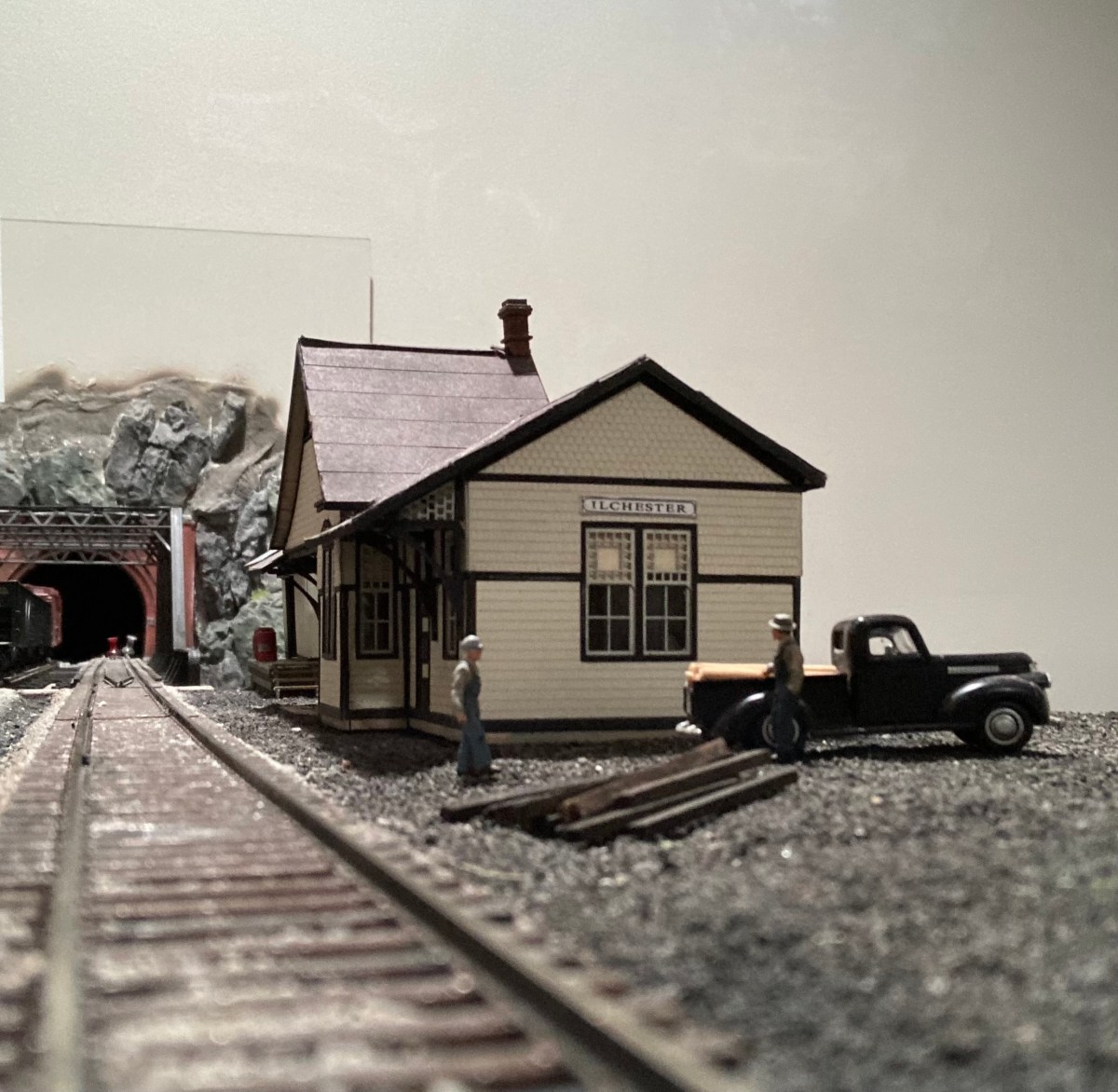 Ilchester, Maryland, Part Three; Building the Model of the B&O Station ...