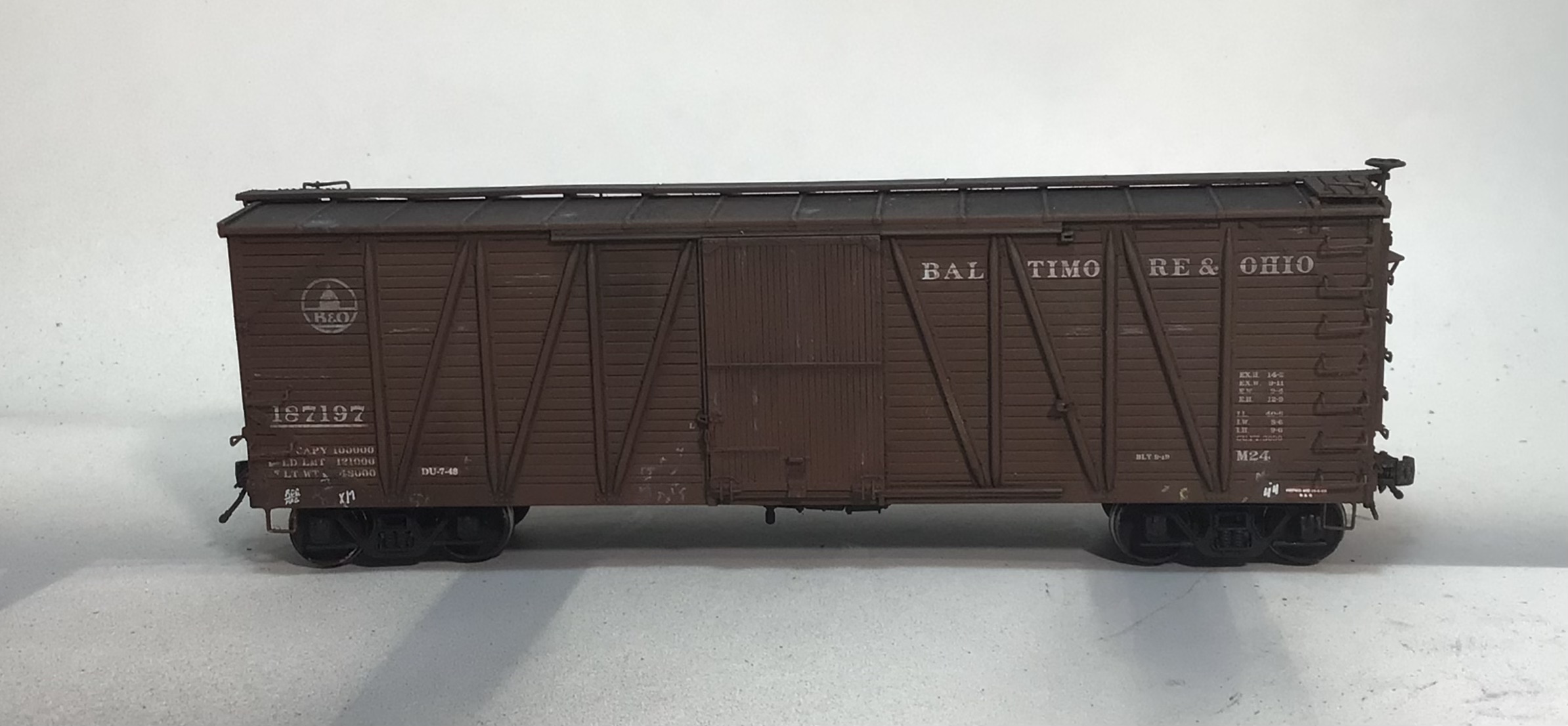 B&O M-24 USRA 40′ Boxcar – Achieving a Color Shift on a Rapido Model ...